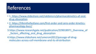 First order absorption model | PPTX
