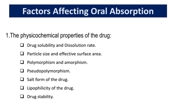 First order absorption model | PPTX