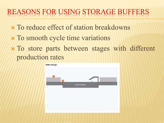 Analysis of automated flow lines | PPTX