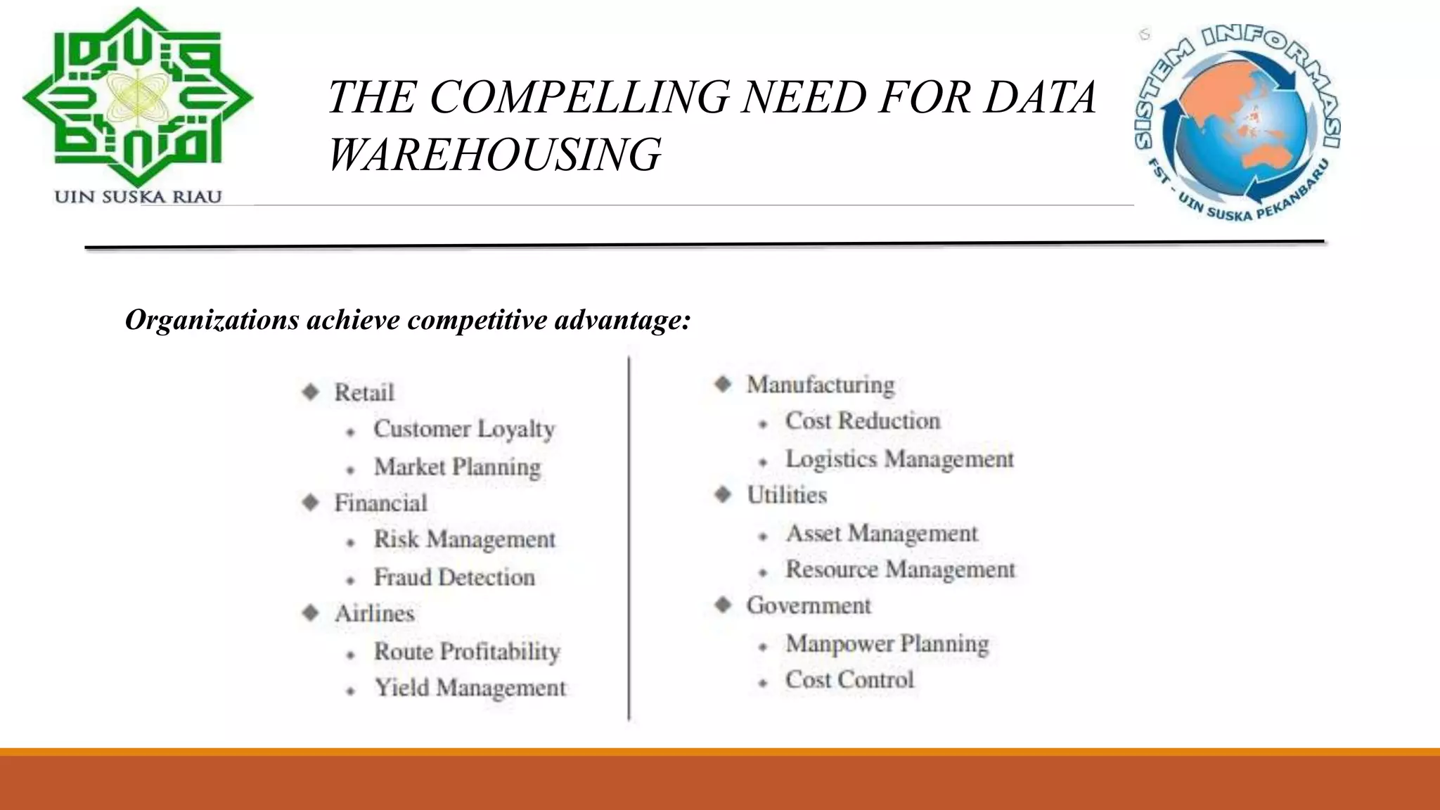 Data warehouse and fundamental | PPT