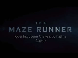 The Maze Runner | PPTX