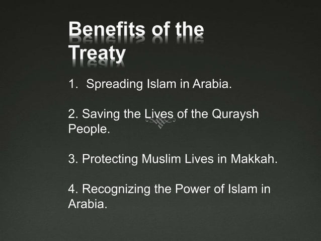 The Treaty of Hudaibiyah | PPTX | Islam | Religion & Spirituality