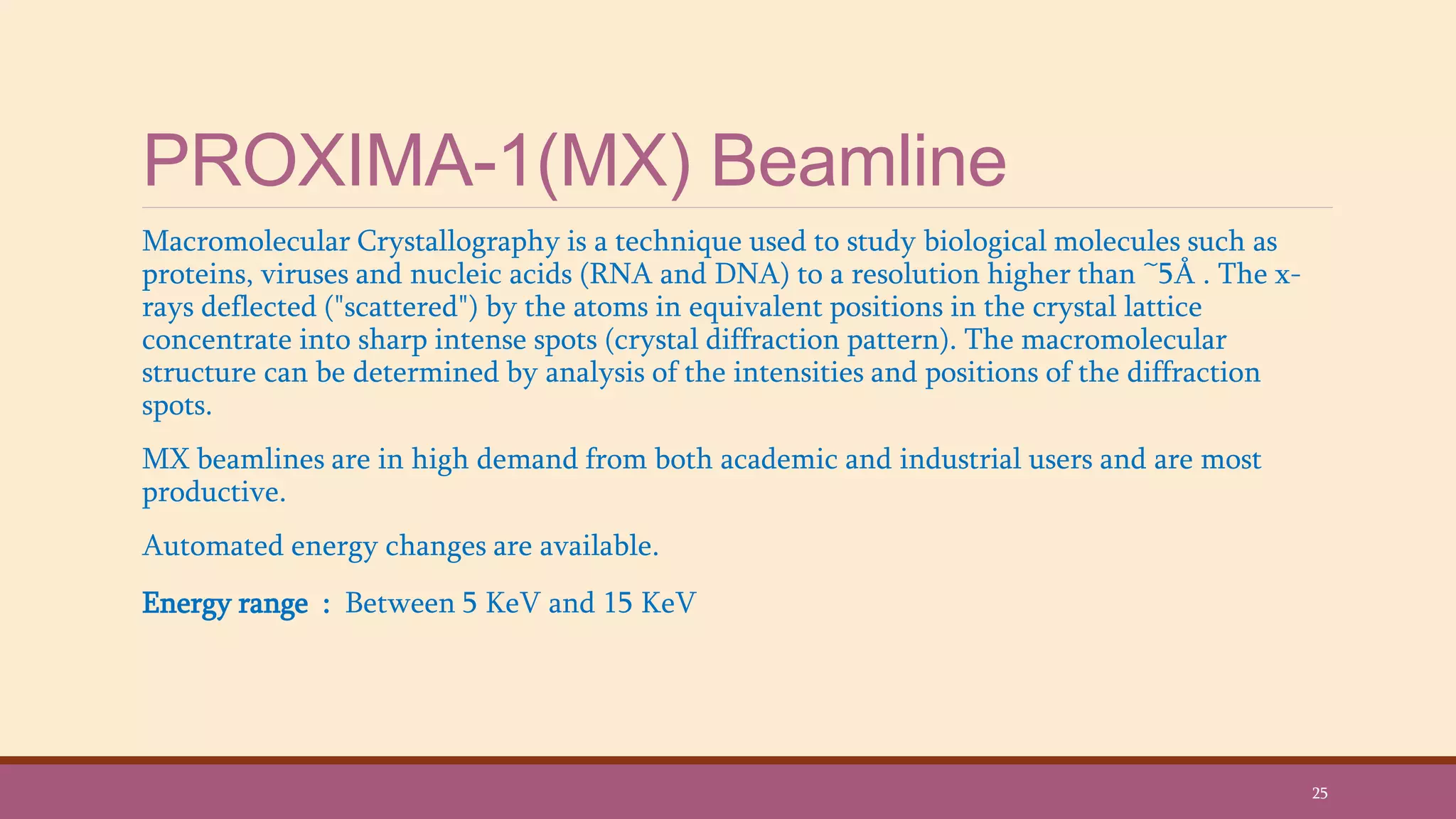 some active beamlines properties | PPTX