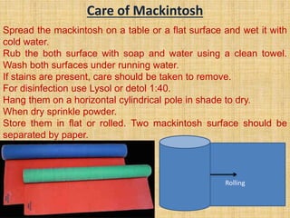 Types of Articles and Care of Articles | PPTX