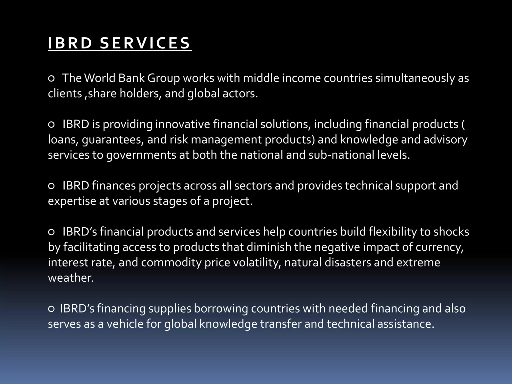 ibrd presentation | PPTX