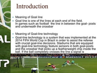 Goal Line Technology | PPTX