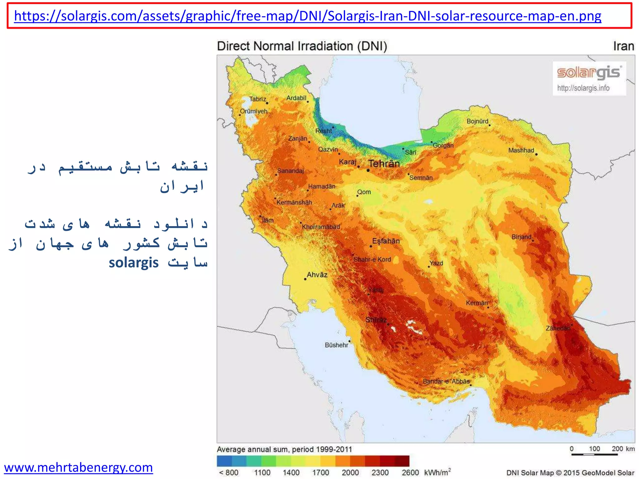 Solar Radiation in Iran | PPT