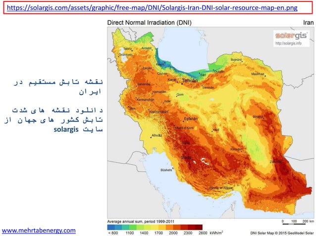 Solar Radiation in Iran | PPT