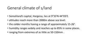 site analysis somaliland hargeisa presentation | PPTX