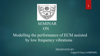 ECM Modelling | PPTX