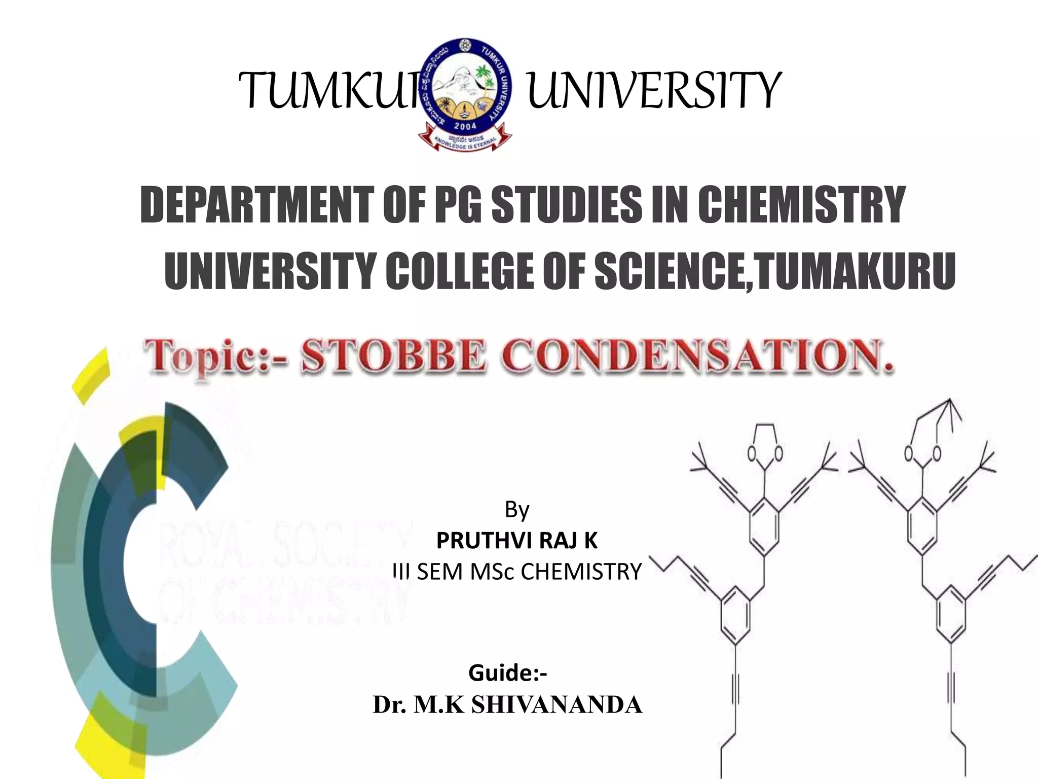 Stobbe condensation | PPTX