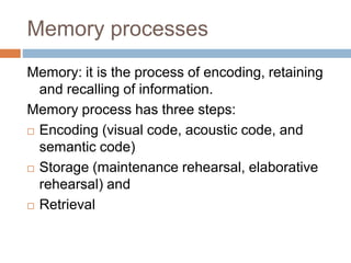 Levels Of Processing-Practice Effect, Mnemonics, Recall VS Recognition ...