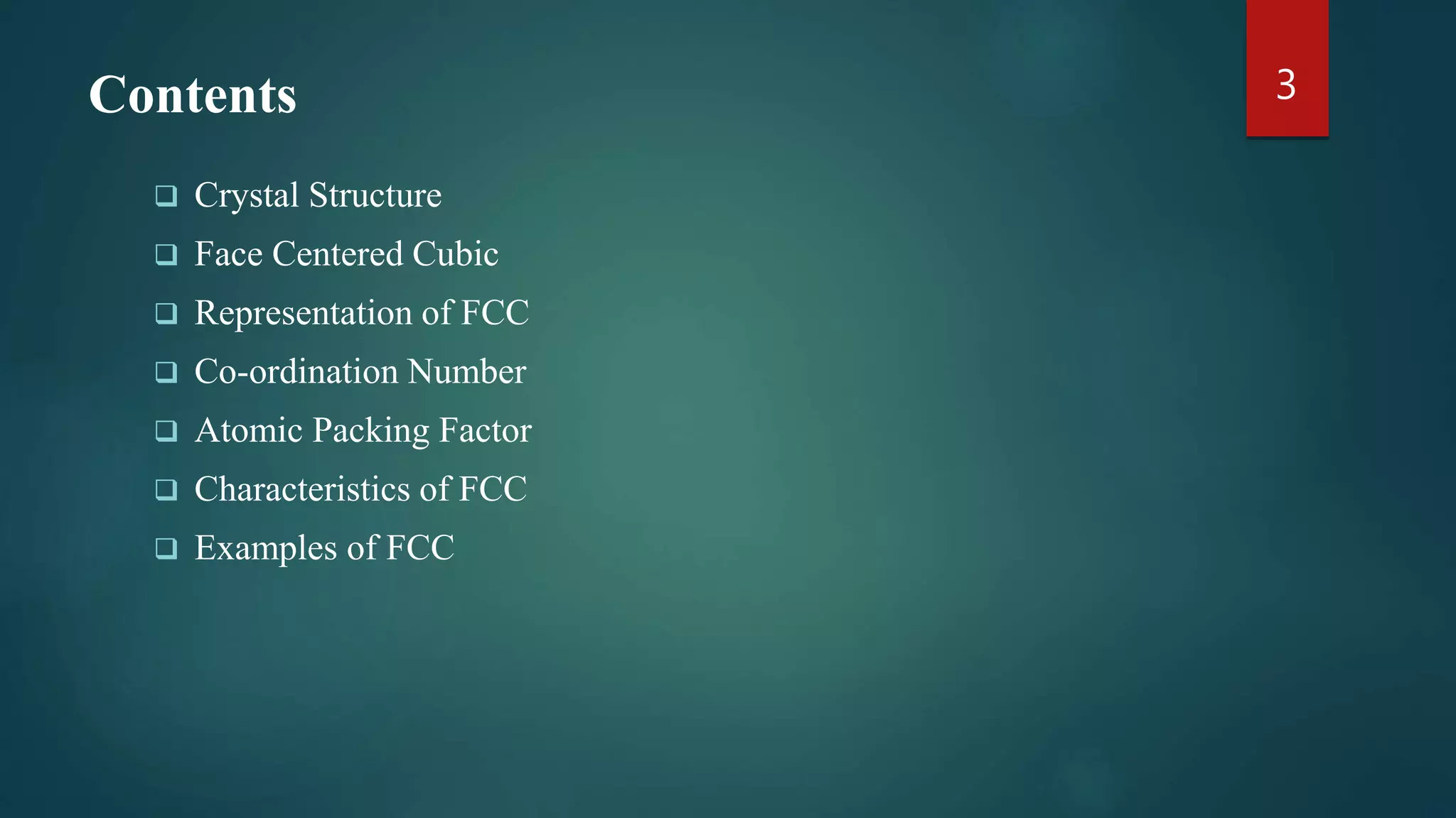 FCC structure | PPTX