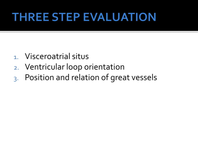 segment approach to congenital heart diseases | PPTX