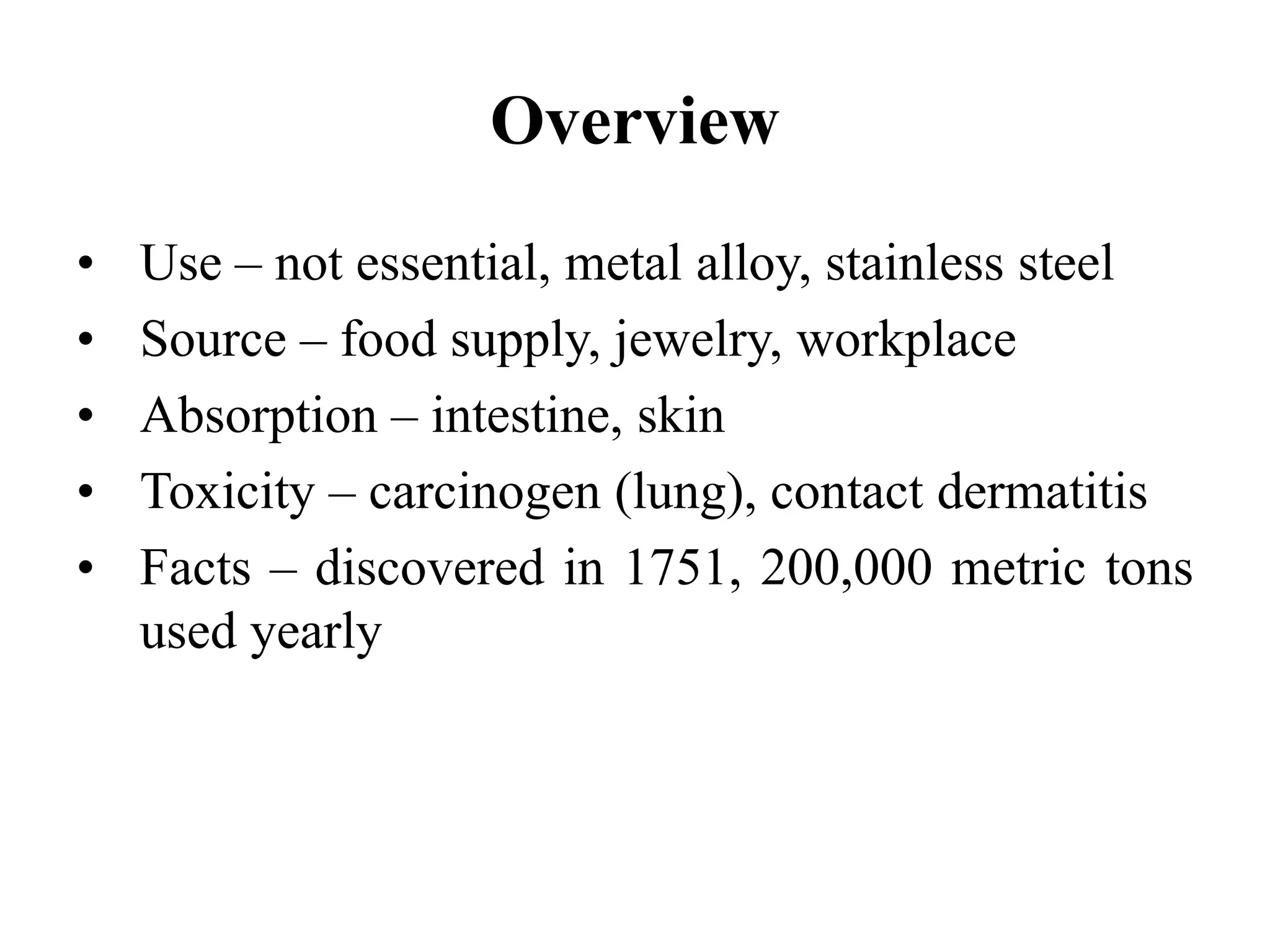 nickel | PPTX