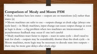 Applications of Mealy & Moore Machine | PPTX