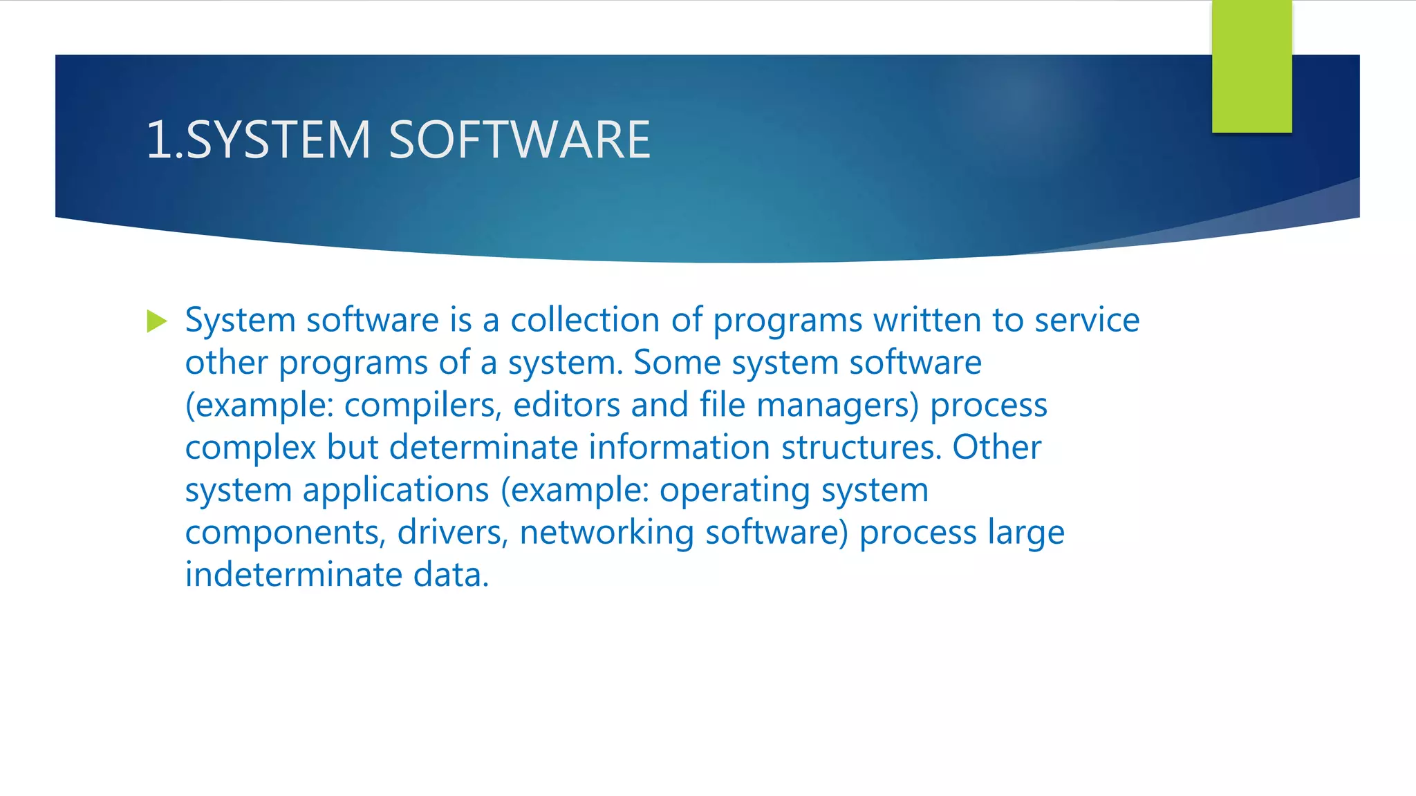 Types of software | PPT | Free Download