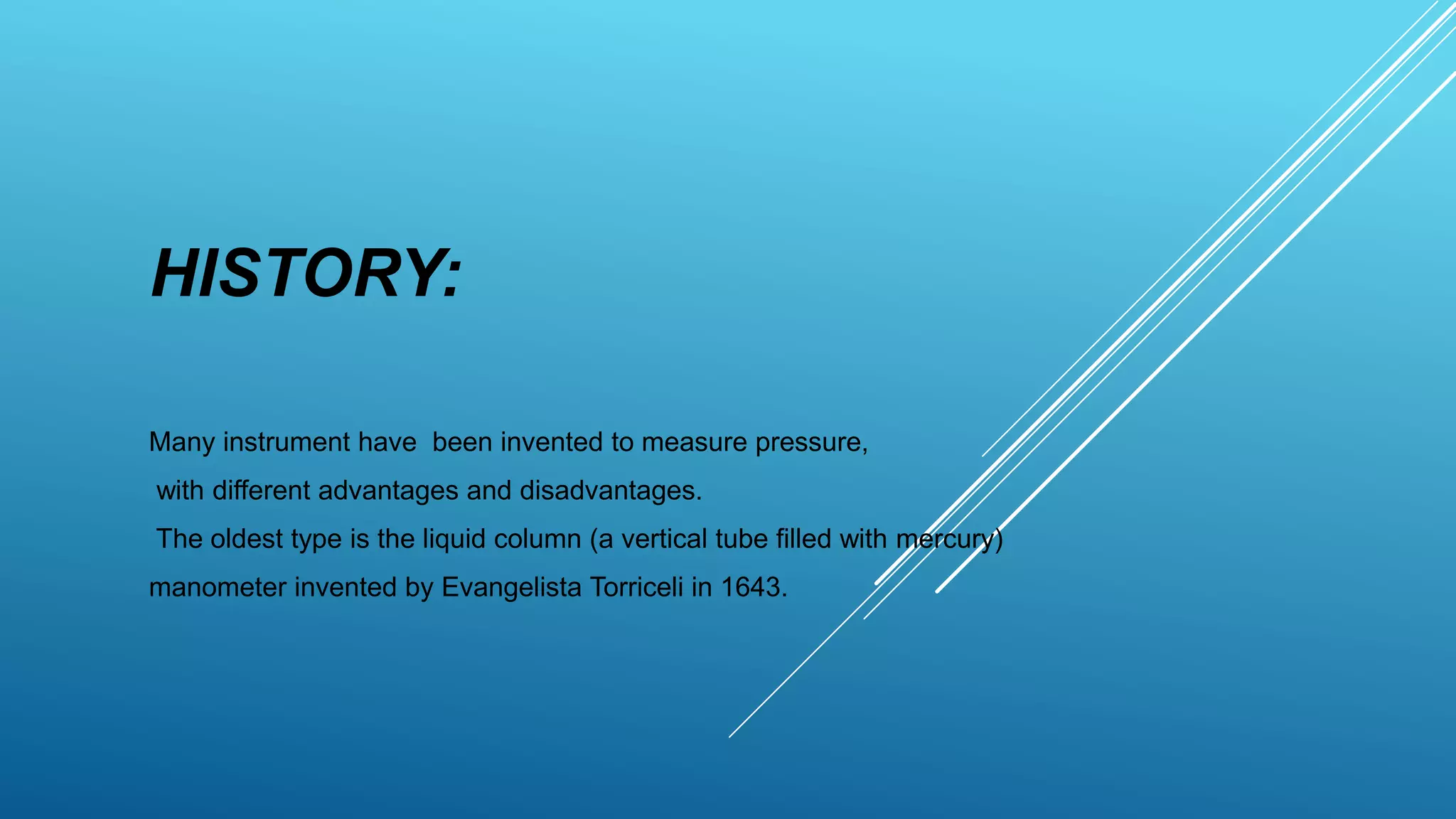 application of manometer | PPT