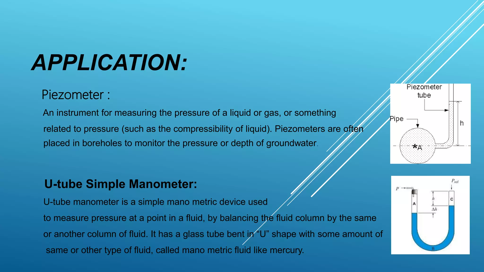 application of manometer | PPT