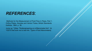 application of manometer | PPT