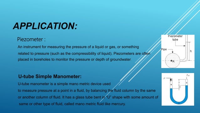 application of manometer | PPT