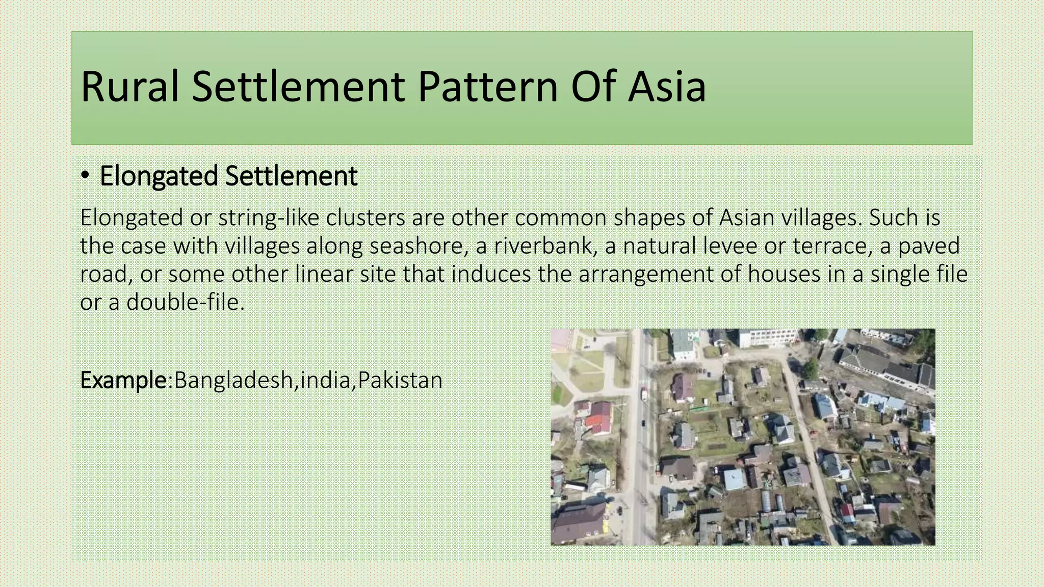 RURAL SETTLEMENT | PPTX