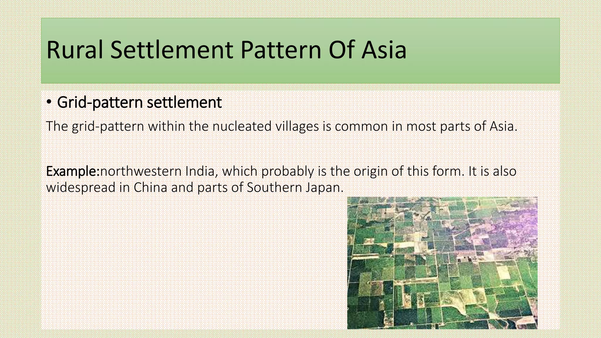 RURAL SETTLEMENT | PPTX