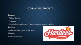 Hardees presentation | PPTX