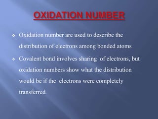 OXIDATION NUMBER PPT | PPTX