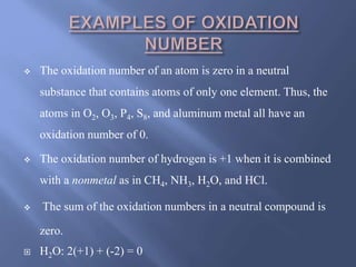 OXIDATION NUMBER PPT | PPTX