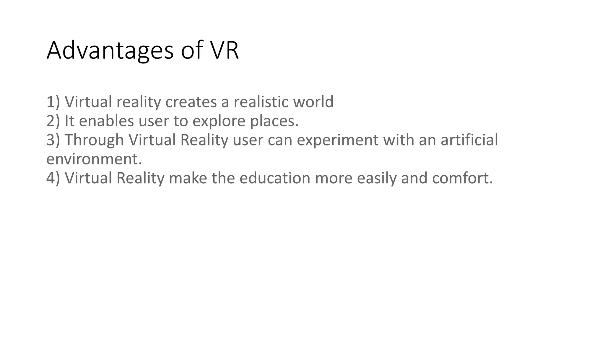 Virtual Reality & Augmented Reality | PPTX
