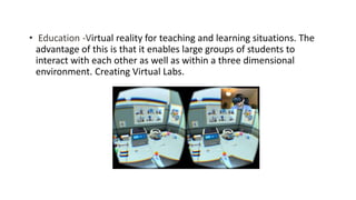 Virtual Reality & Augmented Reality | PPTX