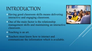 CLASSROOM ENVIRONMENT | PPTX
