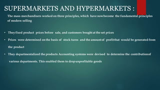 Evolution of retail formats | PPTX