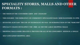 Evolution of retail formats | PPTX