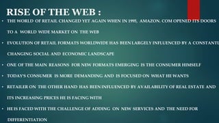 Evolution of retail formats | PPTX