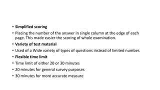 Otis mental ability test | PPTX