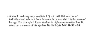 Otis mental ability test | PPTX