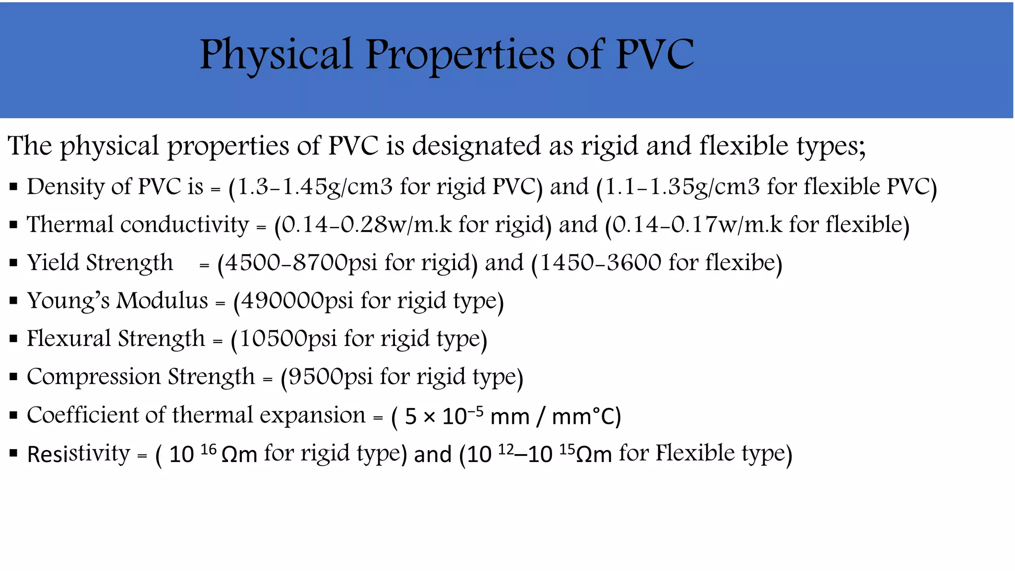 Poly Vinyl Chloride (PVC) | PPTX