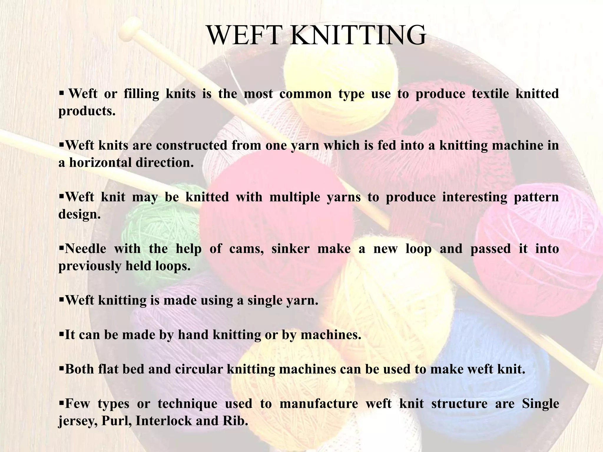 knitting | PPTX