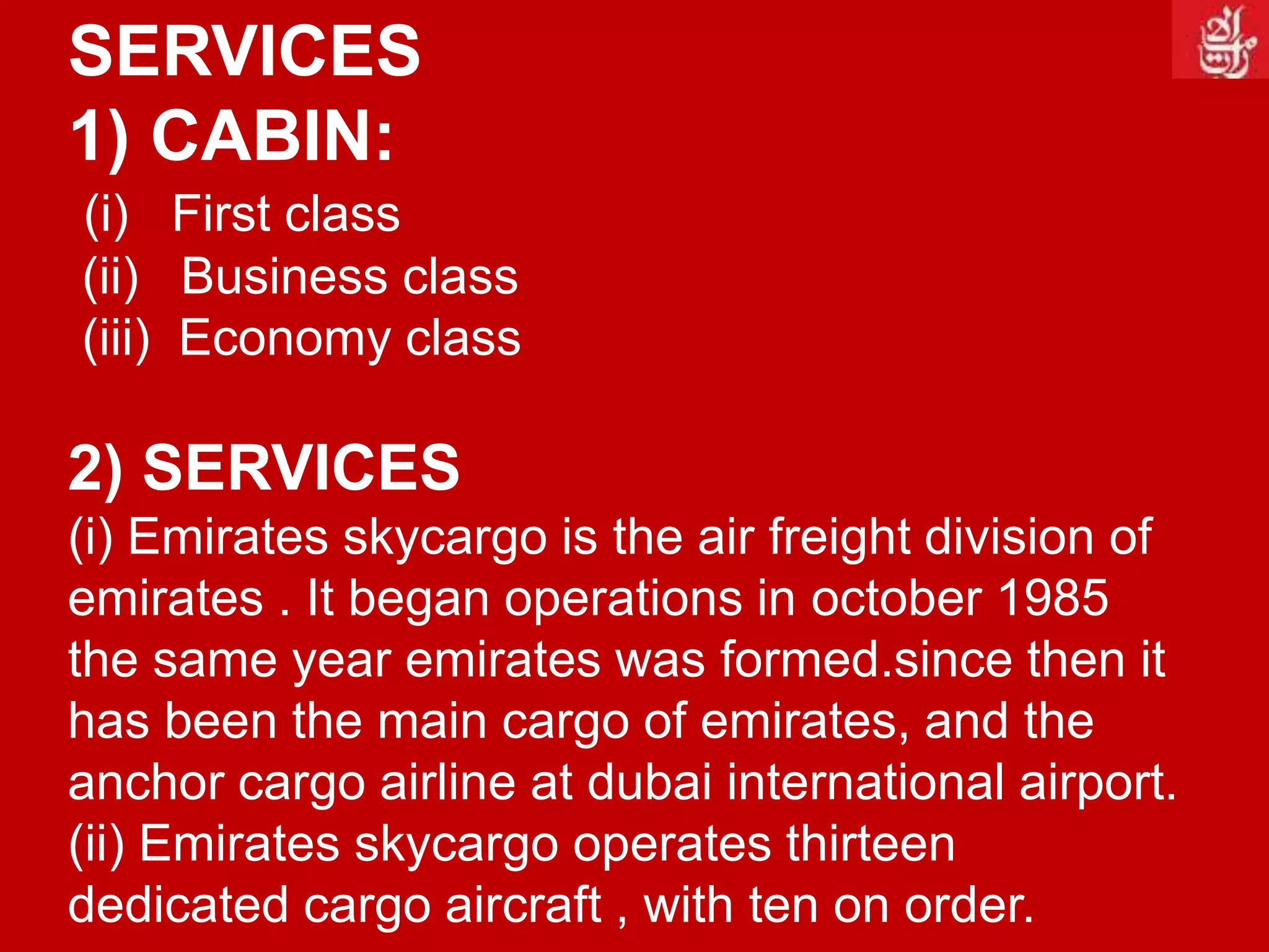 Emirates - airline - flight | PPTX