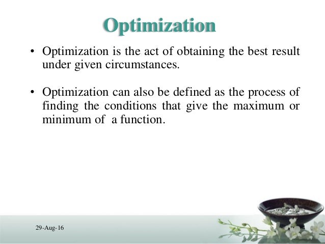 Advanced Optimization Techniques Meta Heuristic Algorithms For Engine
