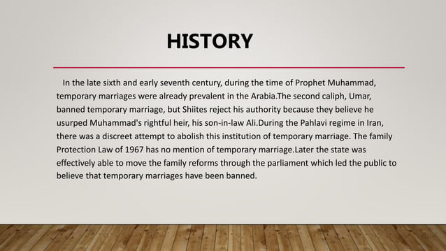 muta marriage | PPTX | Marriage and Civil Unions | Family and Relationships