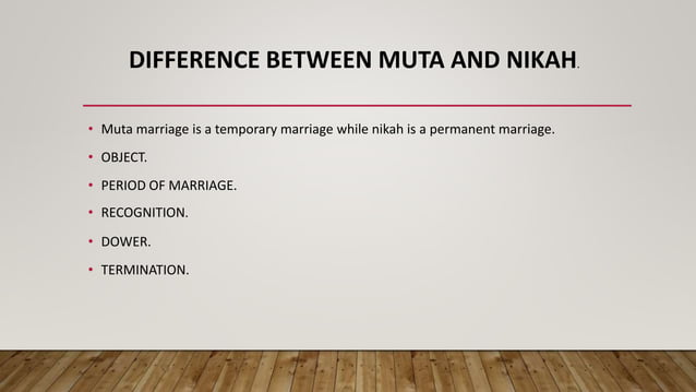 muta marriage | PPTX | Marriage and Civil Unions | Family and Relationships