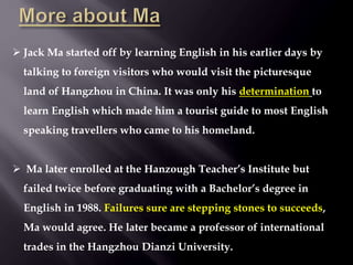 JACK MA alibaba | PPTX