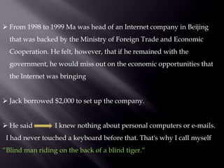 JACK MA alibaba | PPTX
