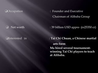 JACK MA alibaba | PPTX