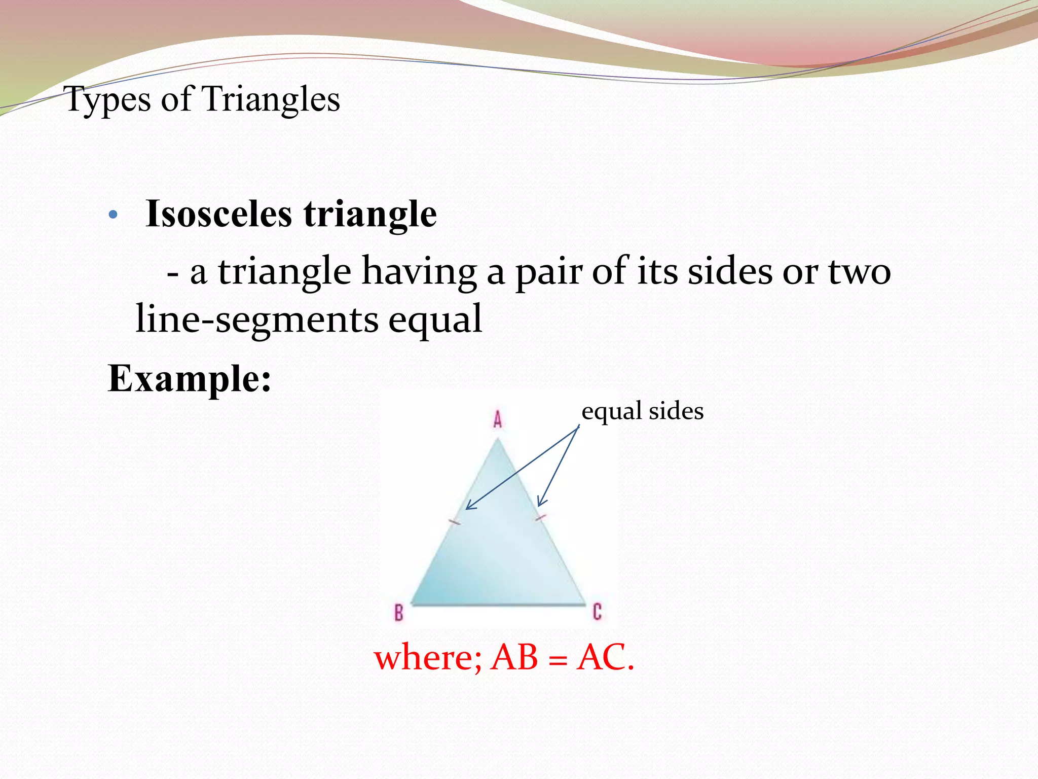 Types of Triangles (Ed. Tech.) | PPTX