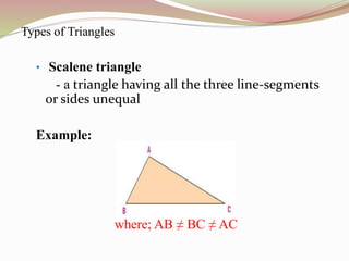 Types of Triangles (Ed. Tech.) | PPTX