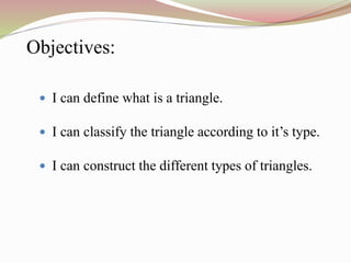 Types of Triangles (Ed. Tech.) | PPTX